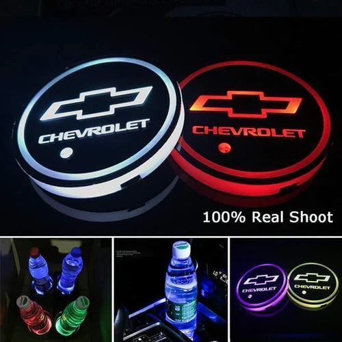 Led Car Logo Cup Lights – Goobreeze